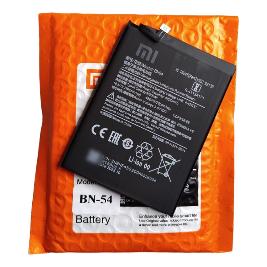 Ba-ter-ia Bn54 Xiomi Note 9 / Redmi 9 Nova 5000mah +garantia | Shopee Brasil