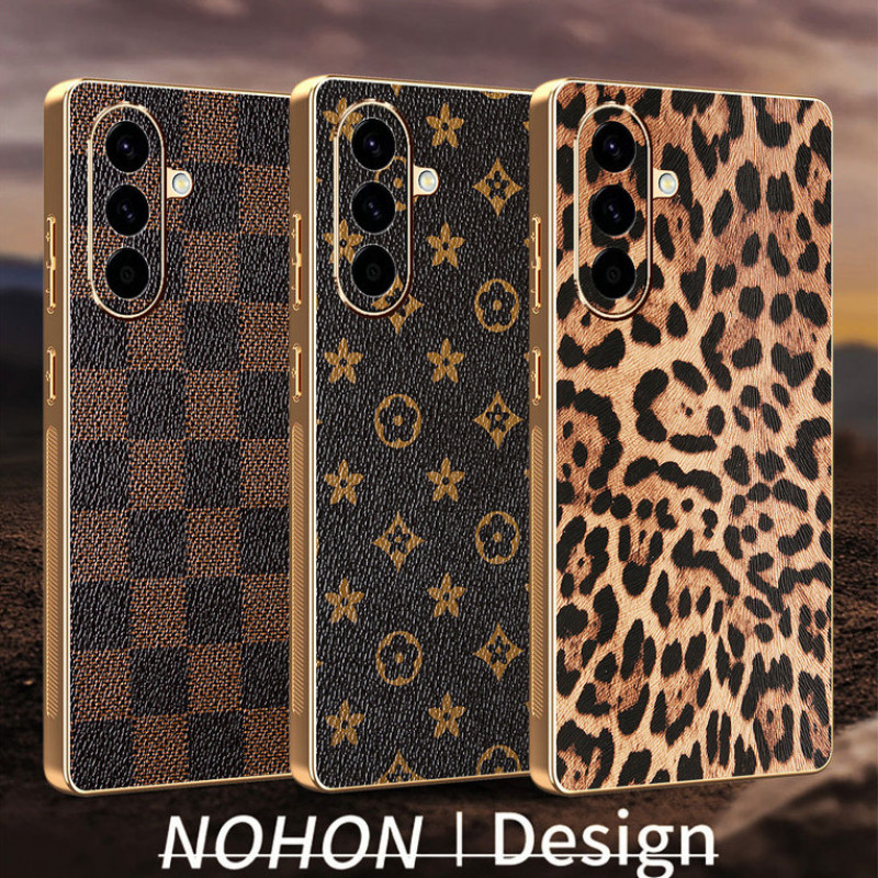 Capa De Telefone De Couro De Luxo Para Samsung Galaxy A17 A07 A56 A36 A26 A16 A06 A55 A35 A25 ...