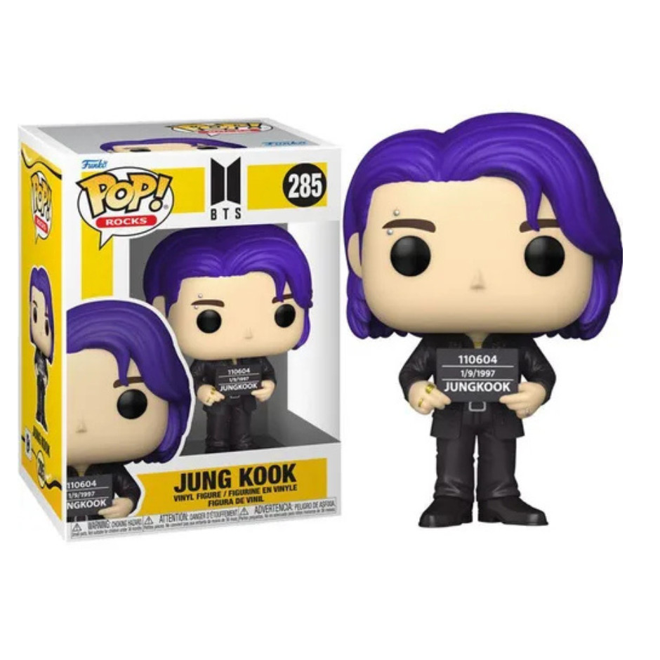 Boneco Tipo Funko Pop Rocks BTS - Jung Kook #285 | Shopee Brasil