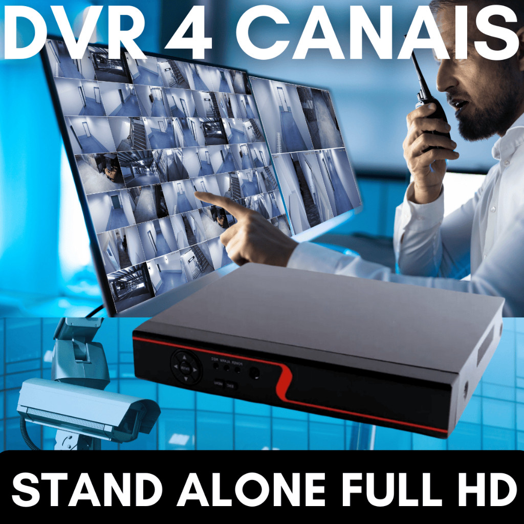 Dvr 4 Canais Ahd Stand Alone Xvr 1080p Full Hd Cftv P2p Cloud Gravador ...