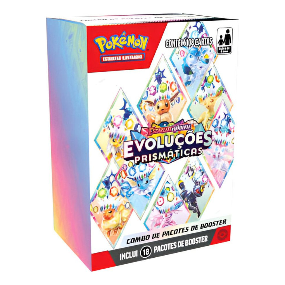 Combo De Pacotes De Booster Pokémon Evoluções Prismáticas | Shopee Brasil