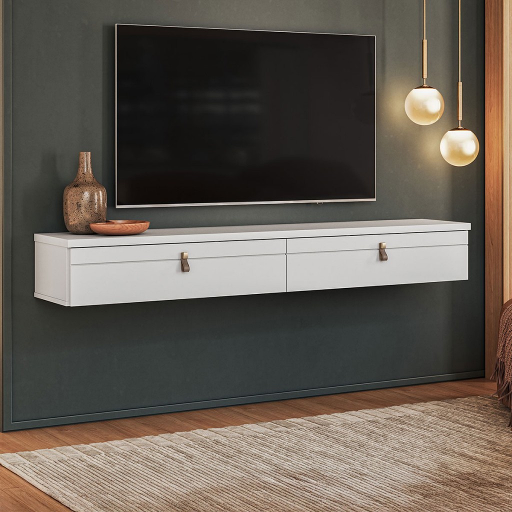 Rack para TV Até 55 Polegadas Nuke 2 Portas - Pnr Móveis | Shopee Brasil