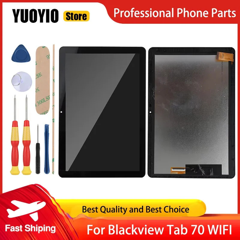 Novo Display LCD Original para Blackview Tab 70 WIFI Tela Sensível ao Toque Digitalizador com ...