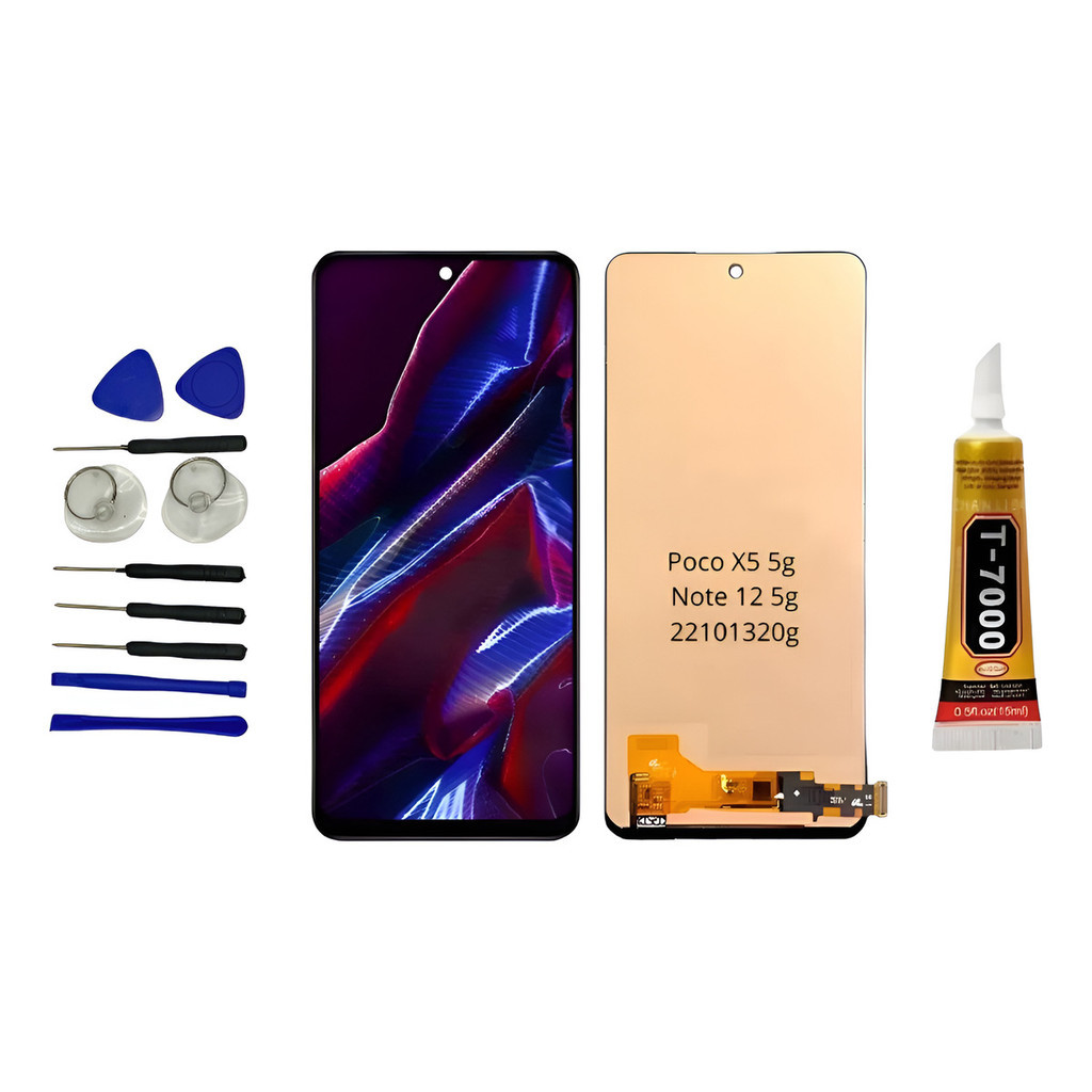 Tela Display Xiaomi Poco X5 5g /note 12 5g Frontal +cola | Shopee Brasil