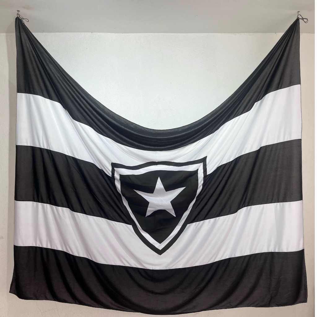 Bandeira Botafogo fogão grande 1,70 x 1,30 | Shopee Brasil
