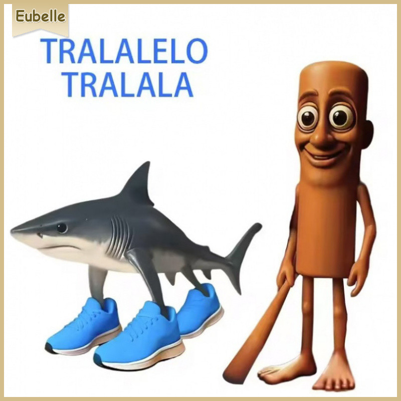 2025 Tung Sahur Tralalero Tralala Modelo Móvel Articulado Brinquedos de ...