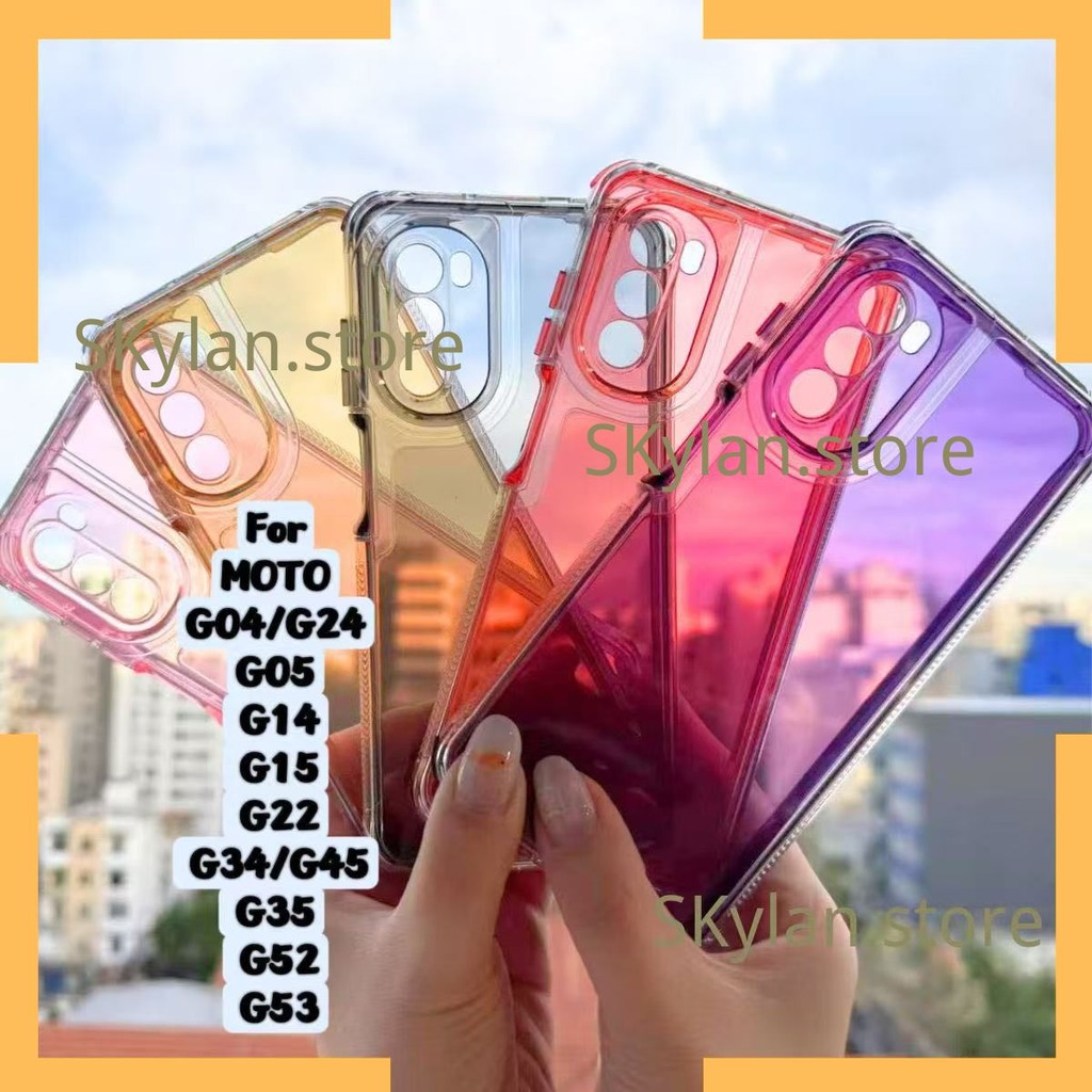 Capa Space 2 EM 1 Acrilico e Silicone Compatível para Motorola Moto G04 G24 G05 G14 G15 G22 G34 ...