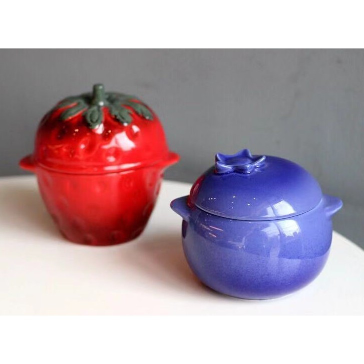 Jarra de cerâmica LE CREUSET de cor azul fruta de morango, jarra de ...