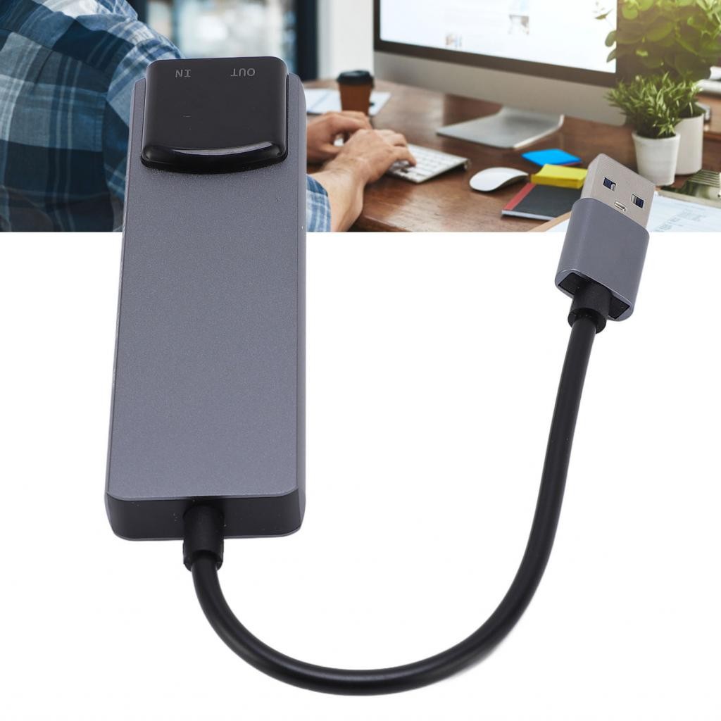 USB External Sound Card Adapter 5 Holes Output 5.1 Channel for PC ...