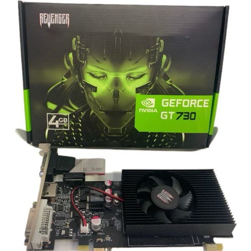Placa De Vídeo Gt 730 Nvidia Geforce 4gb Ddr3 128 Bits | Shopee Brasil