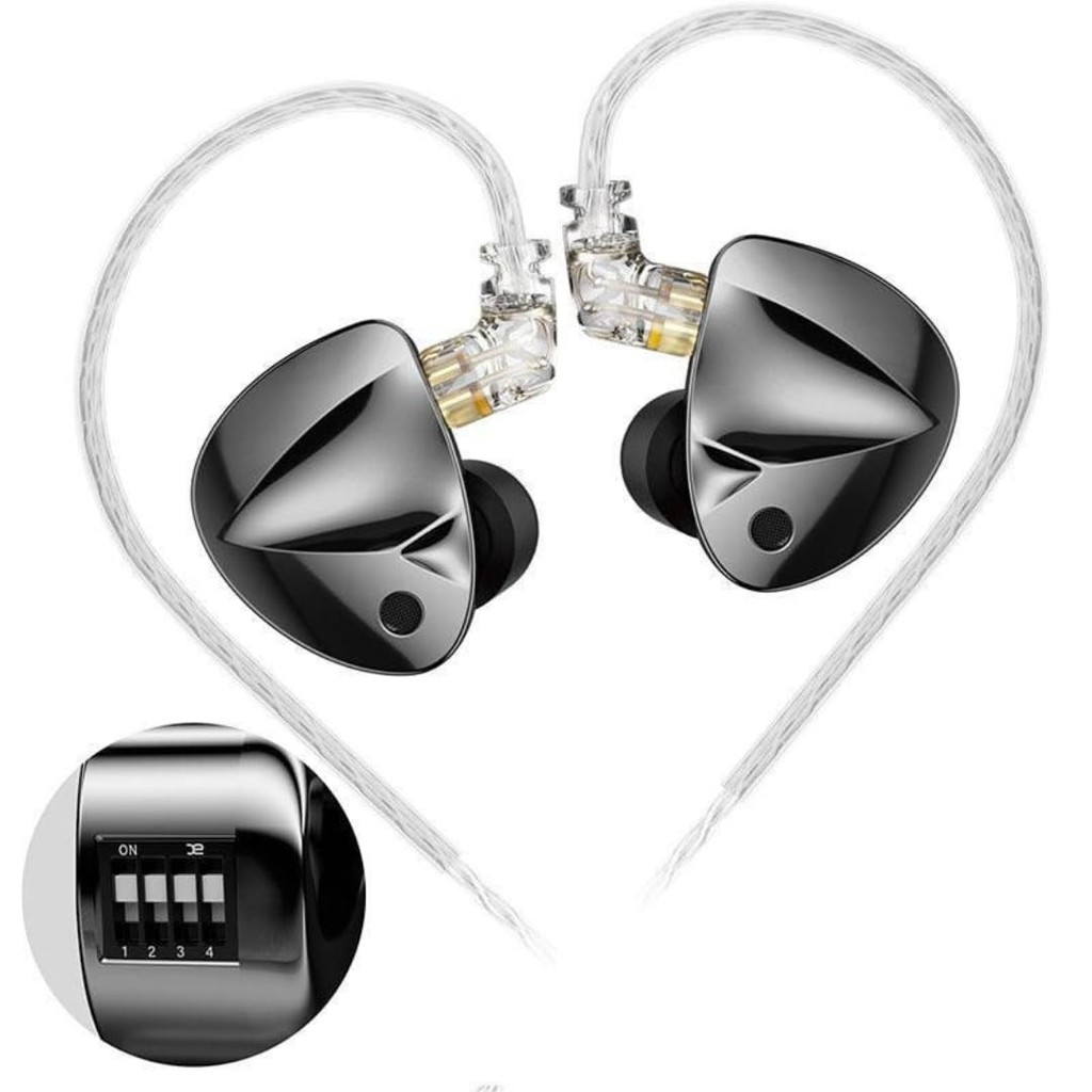 Fone De Ouvido Profissional KZ D-FI Intra-auricular, Driver Magnético ...