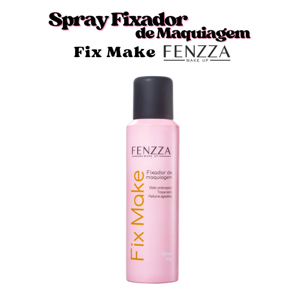 Spray Fixador de Maquiagem Fix Make Fenzza | Shopee Brasil