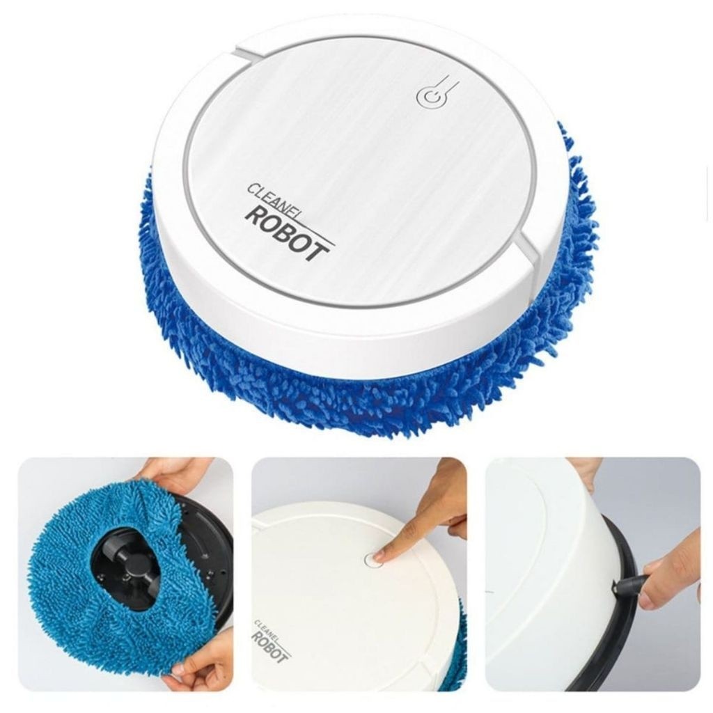 Robô de Limpeza Apirador inteligente Mop Passa Pano Cleanel | Shopee Brasil
