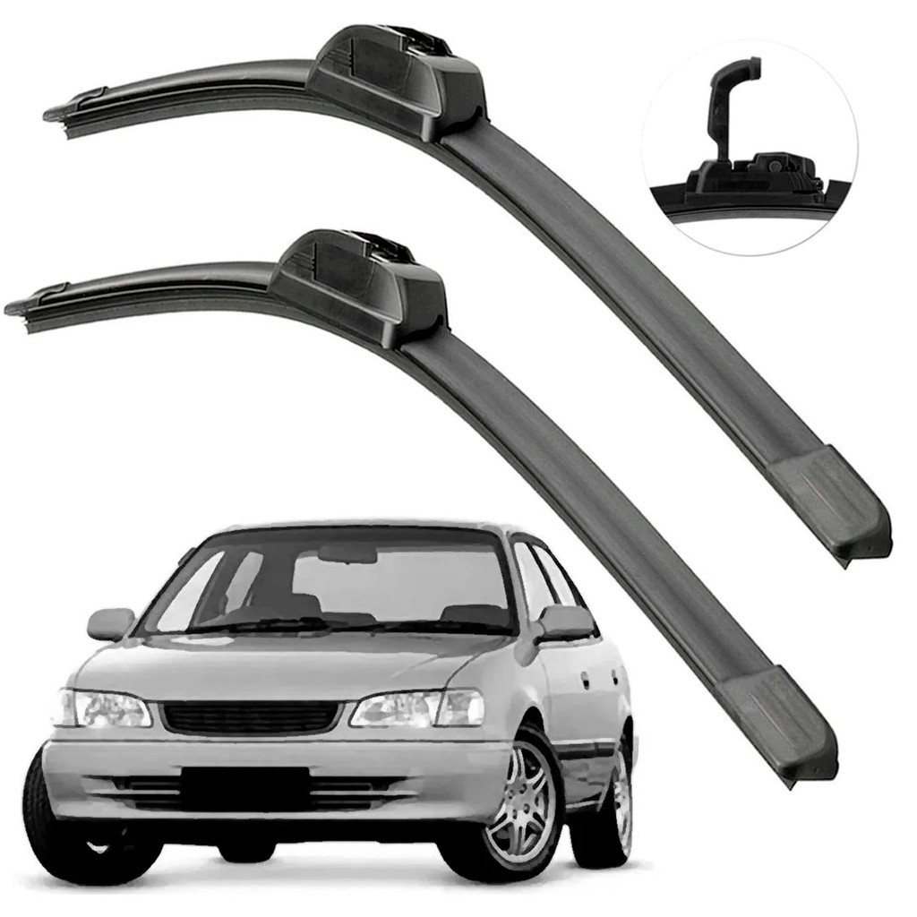 Palheta Limpador Dianteiro Parabrisa Corolla 1992 até 2001 20p 18p ...