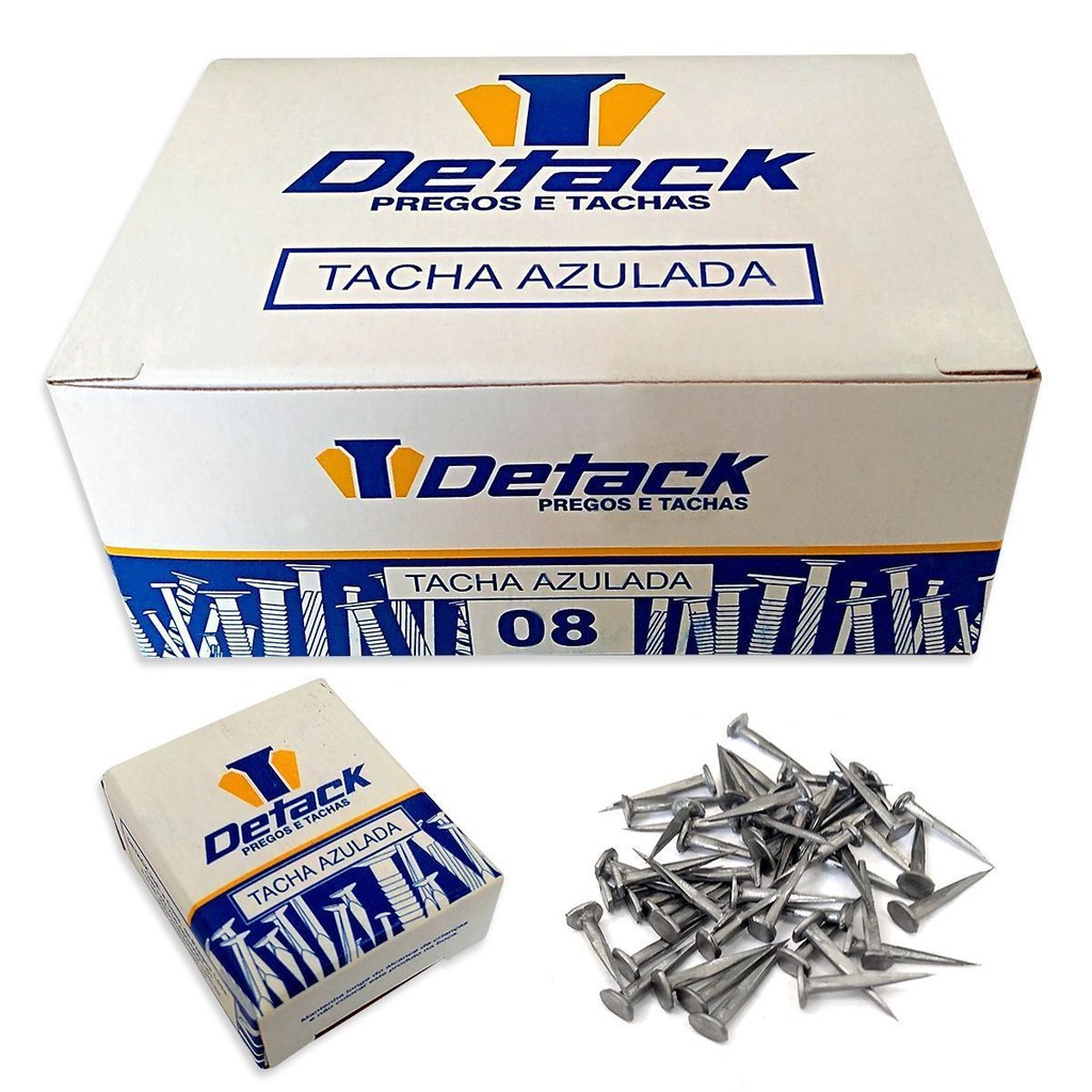 Tacha Azul Tapeceiro Quadro e Moldura N.8 - 13mm - 1000 Unidades ...