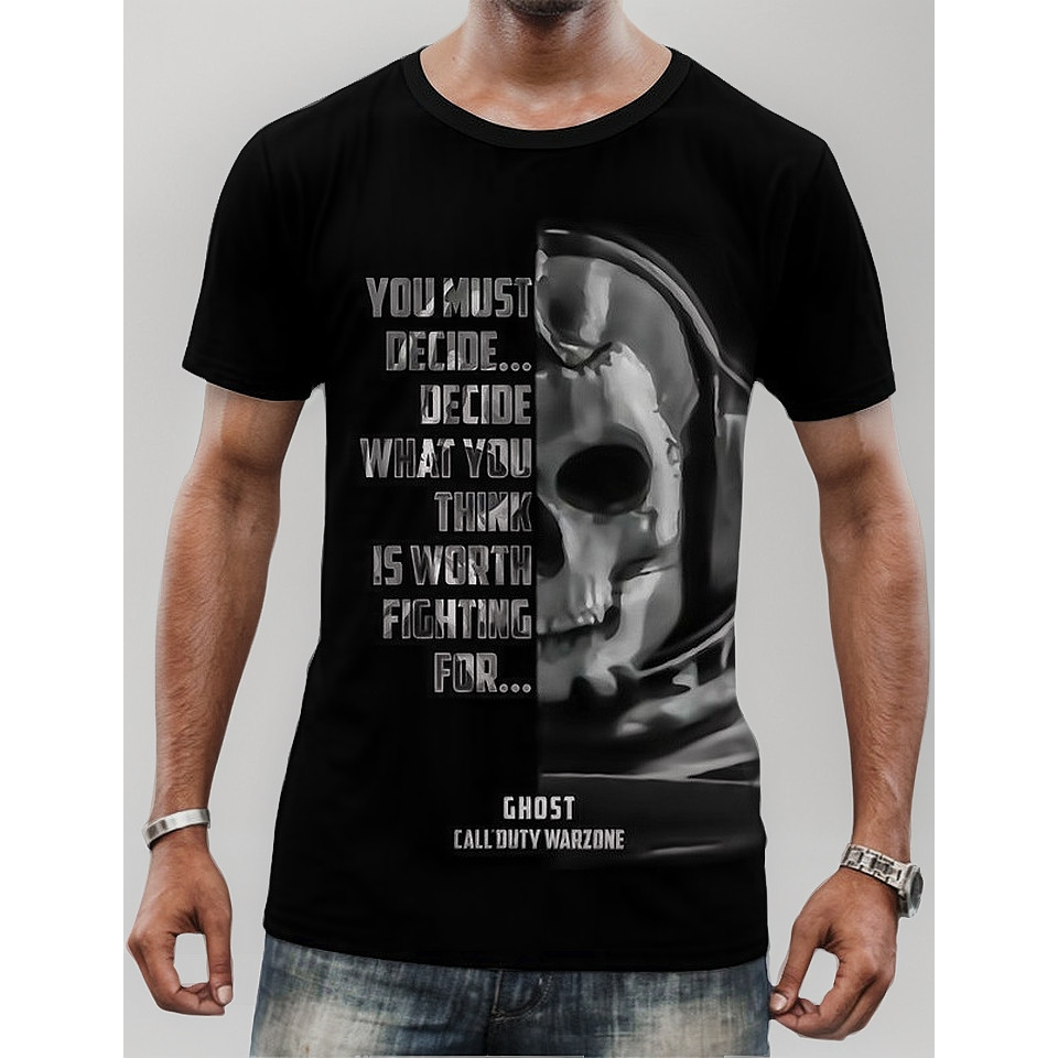 Camiseta Camisa Cod Call Of Duth Game Jogo Hd 1 | Shopee Brasil