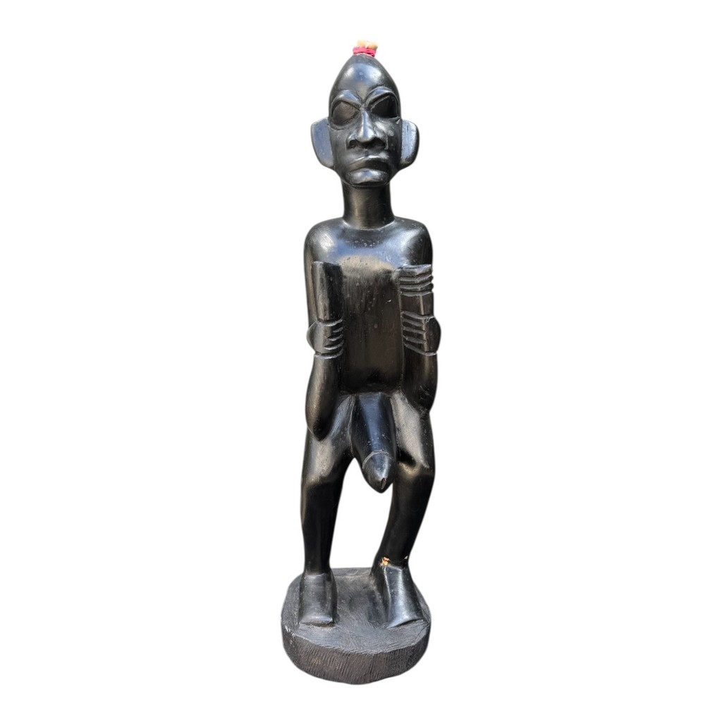 Imagem Exu Aje Com Búzios Escultura Africana Alaje | Shopee Brasil