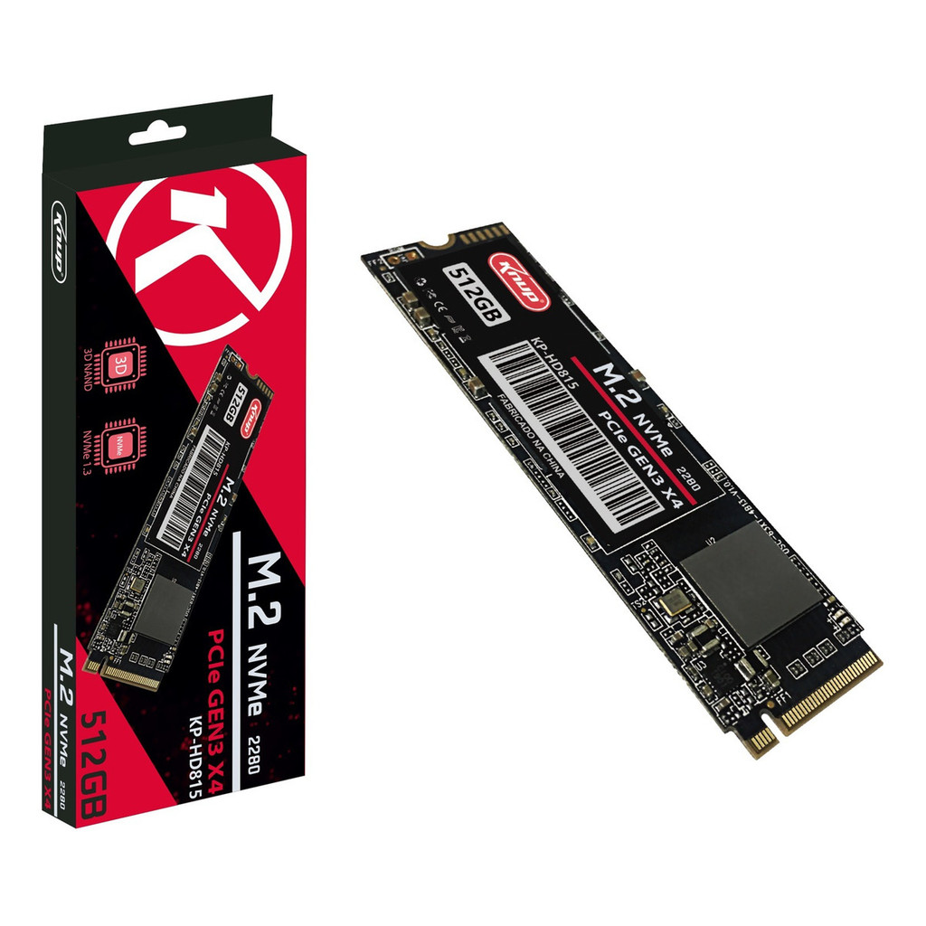 SSD M.2 NVMe Knup PCIe Gen3x4 1TB/512/256/128GB Kp-hd815/813/800/837 | Shopee Brasil