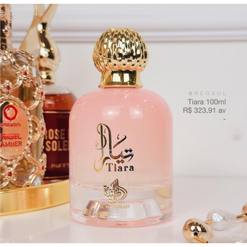 Perfume Feminino Tiara Pink Al Wataniah 100ml EDP Original Árabe ...