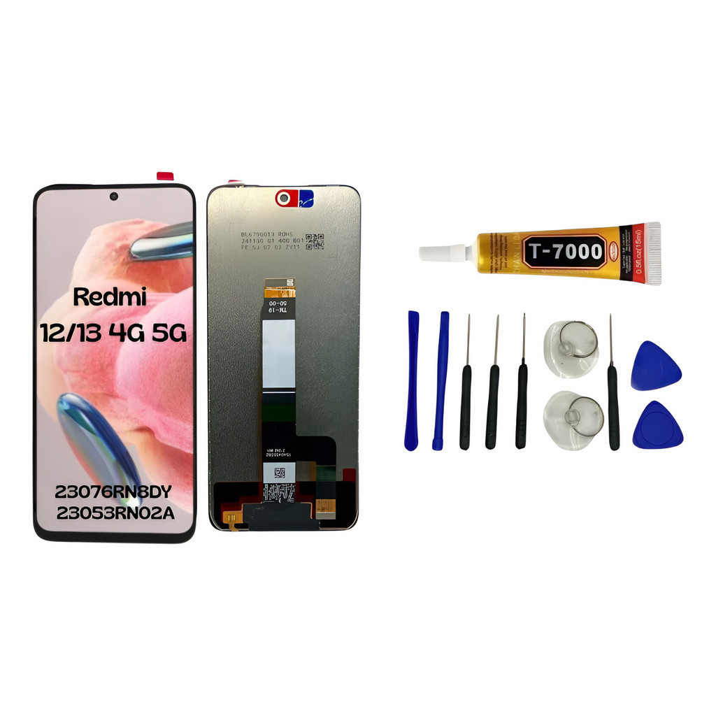Tela Display Premium Para Redmi 12/13 4g 5g 23053rn02a | Shopee Brasil