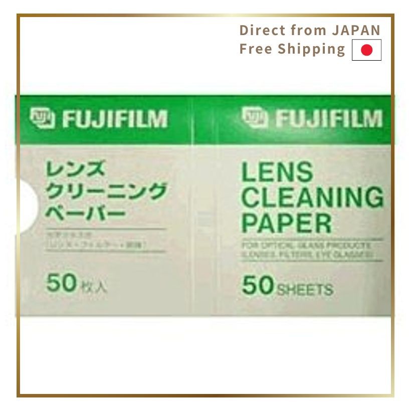 FUJIFILM Lens Cleaning Paper 50 Sheets | Shopee Brasil