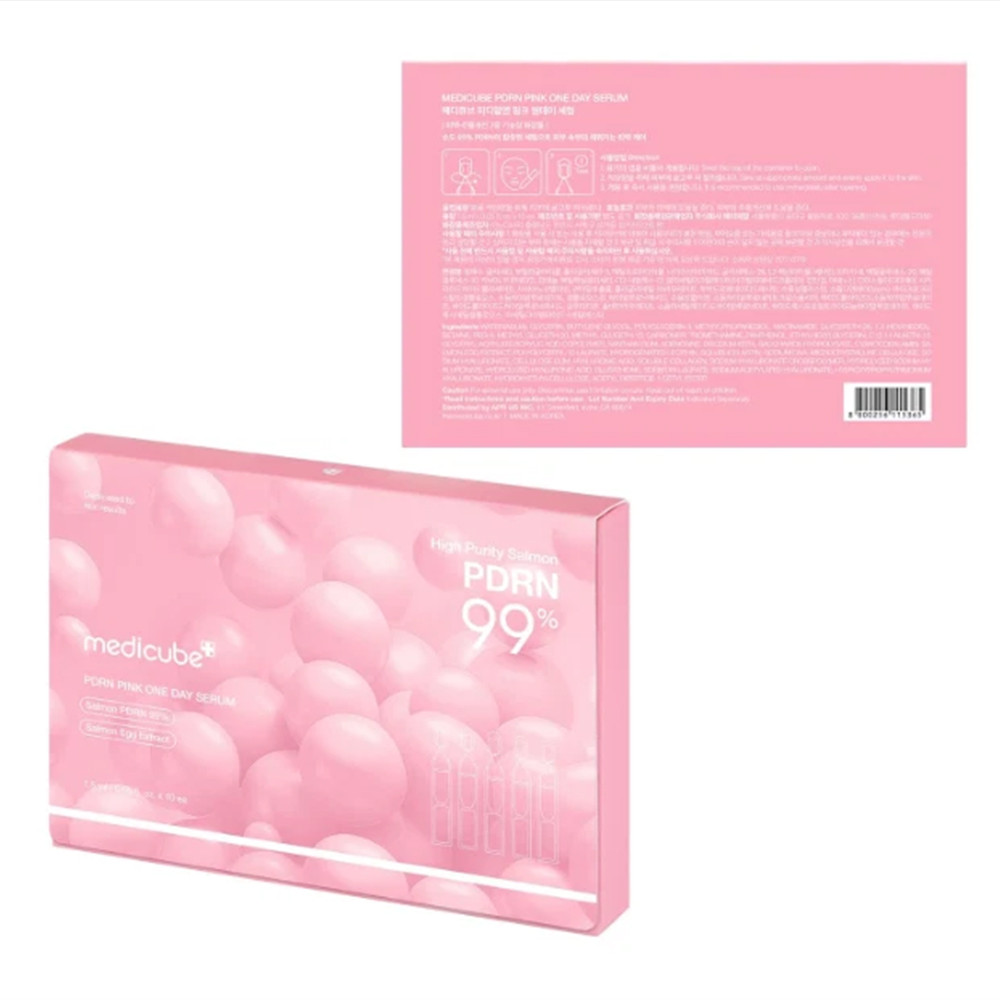Medicube Salmon DNA PDRN Pink One Day Serum 99% Salmon DNA PDRN 0.05 fl ...