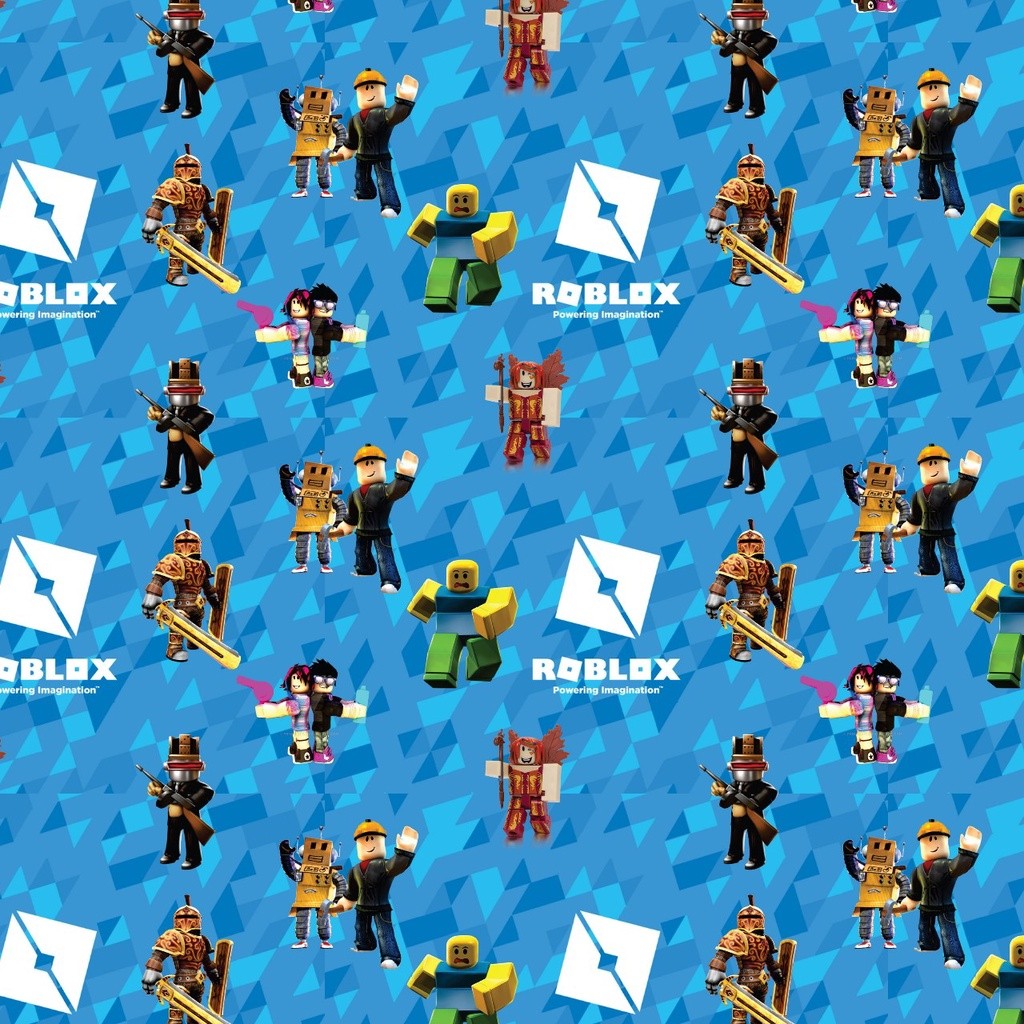 Tecido TRICOLINE MISTA Estampa Digital - Roblox 2 | Shopee Brasil