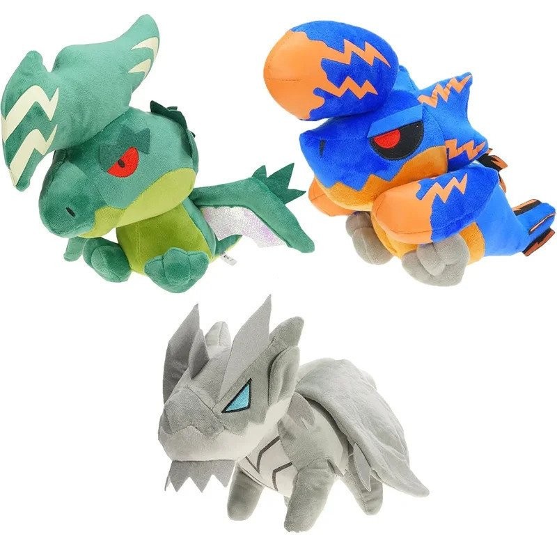 30cm Jogo Monster Hunter Kuchala Grande Wyvern Brachydios Dragão Verde ...