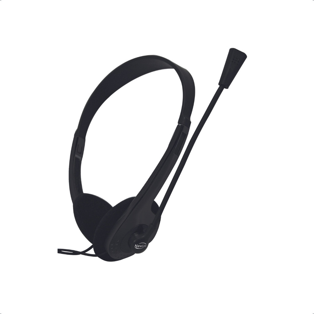Headset Profissional High Tone Newlink HS302 Call Center Preto | Shopee ...