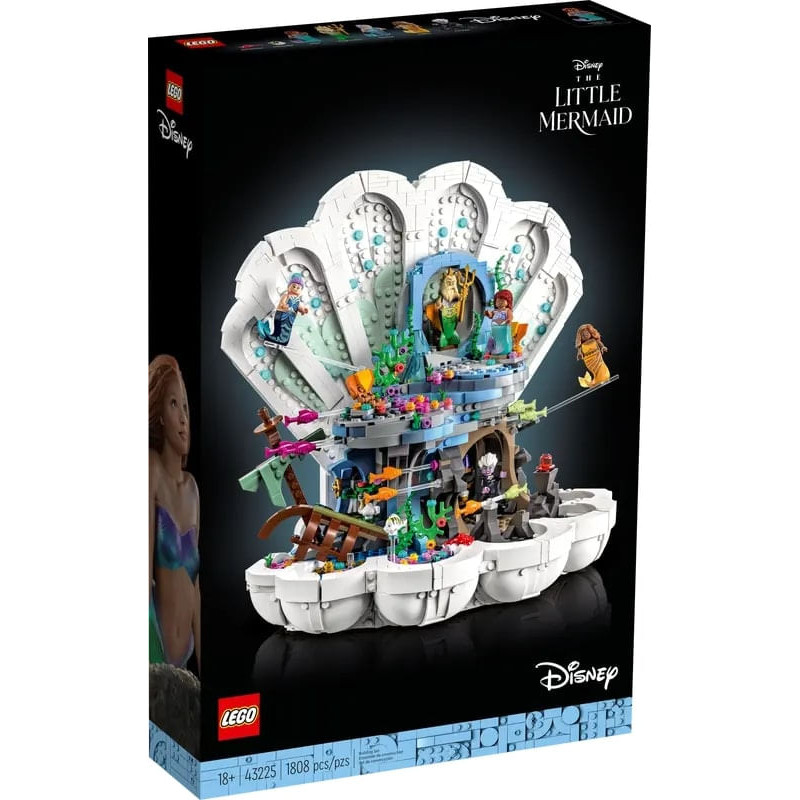 LEGO Disney - Concha Real da Pequena Sereia - 1808 Peças - 43225 ...