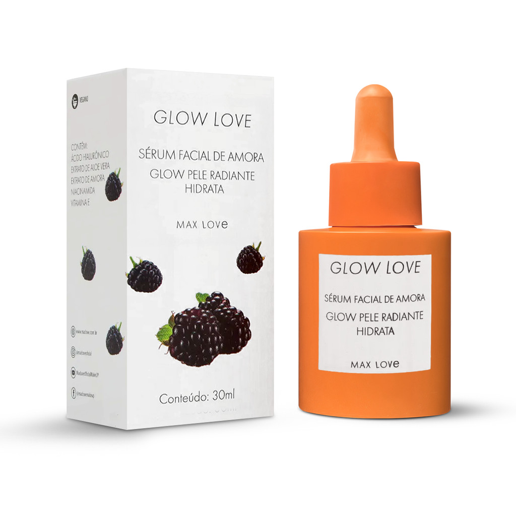 Sérum Facial de Amora Glow Love - MAX LOVE | Shopee Brasil