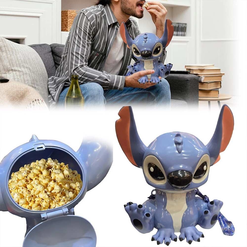 Stitch 2025 Popcorn Bucket Design Stitch Popcorn Container Home Resin ...
