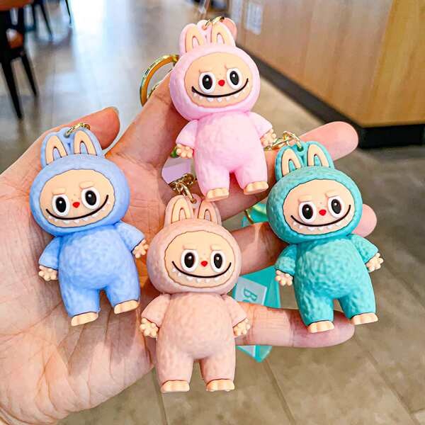 labubu chaveiro Chaveiro Bububu Bubu Bubble Bonito Bonito Saco escolar ...