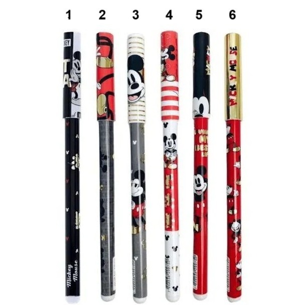Caneta esferográfica tinta azul ponta 1.0mm Disney Mickey Mouse Molin ...