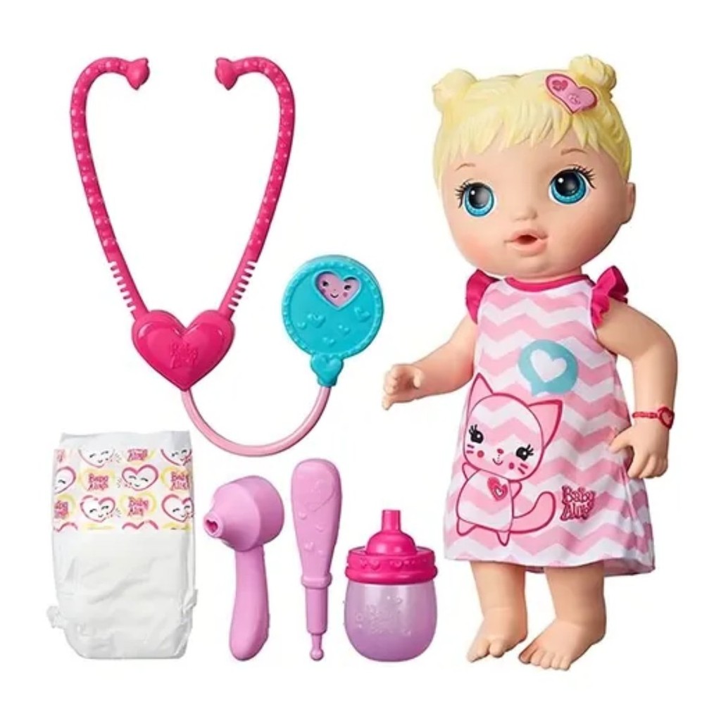 Boneca Baby Alive - Loira - Cuida de Mim - Hasbro 420521 | Shopee Brasil