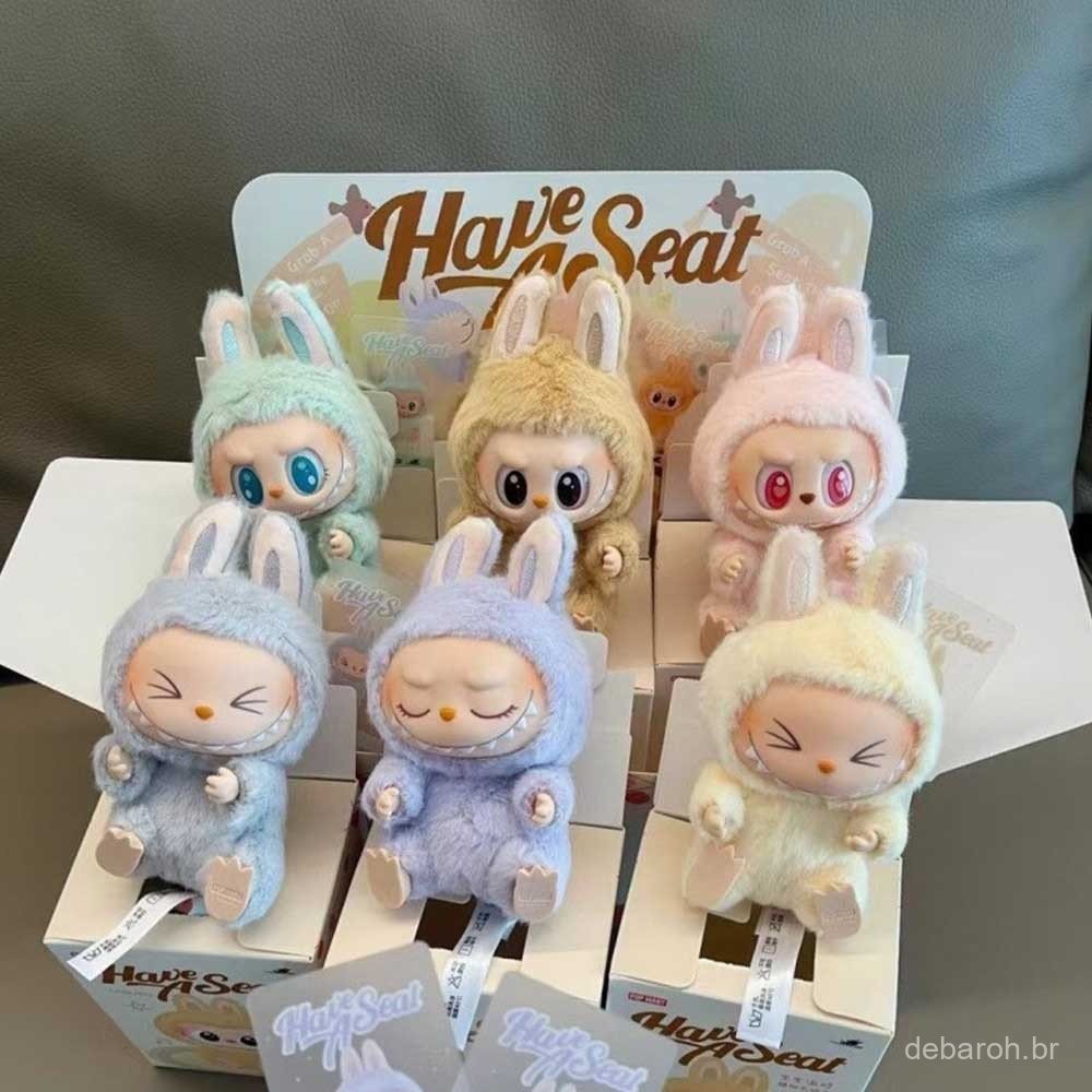 Labubu Have A Seat Vinyl Plush Cute Pendant Plushie Toy | Shopee Brasil