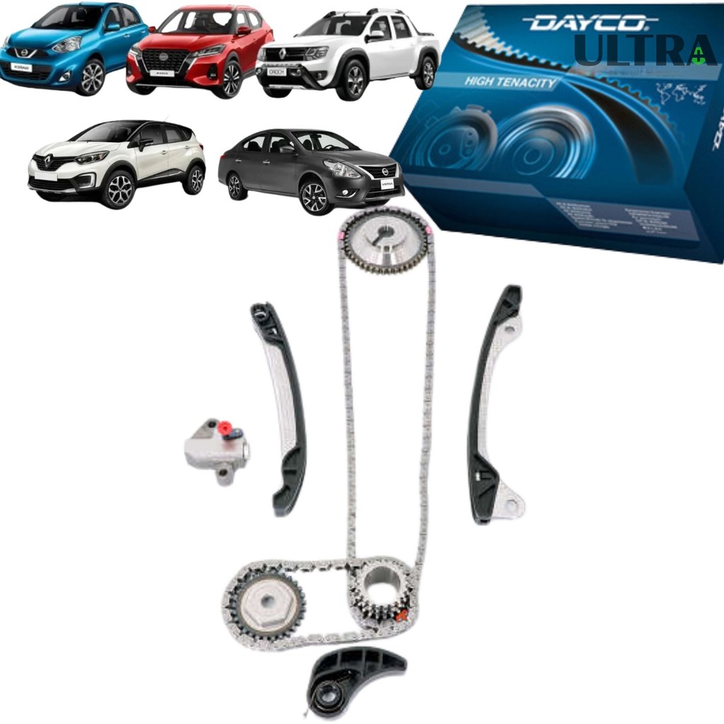 Kit Corrente Comando Distribuição Motor para Nissan March / Kicks ...
