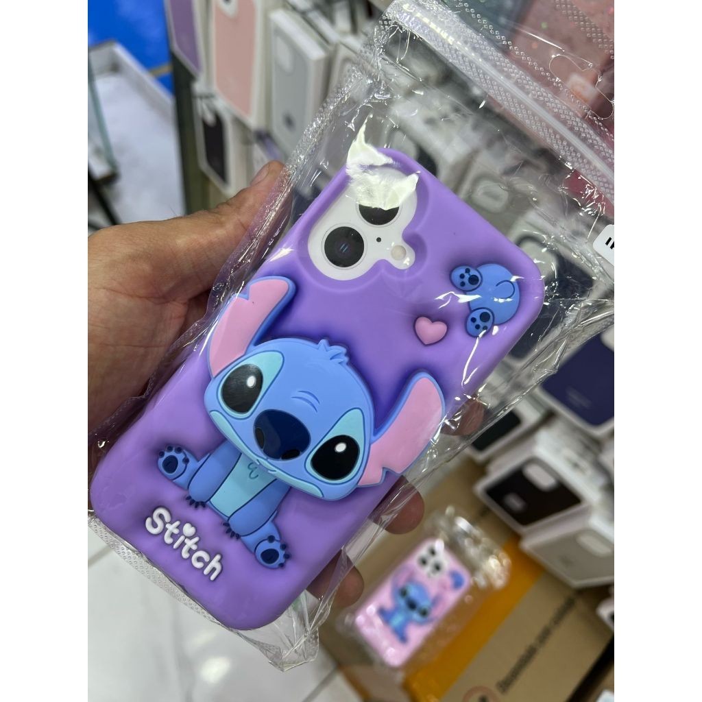 Capa capinha Lilo Stitch IPhone 11 12 13 14 15 16 normal 16 pro e 16 ...