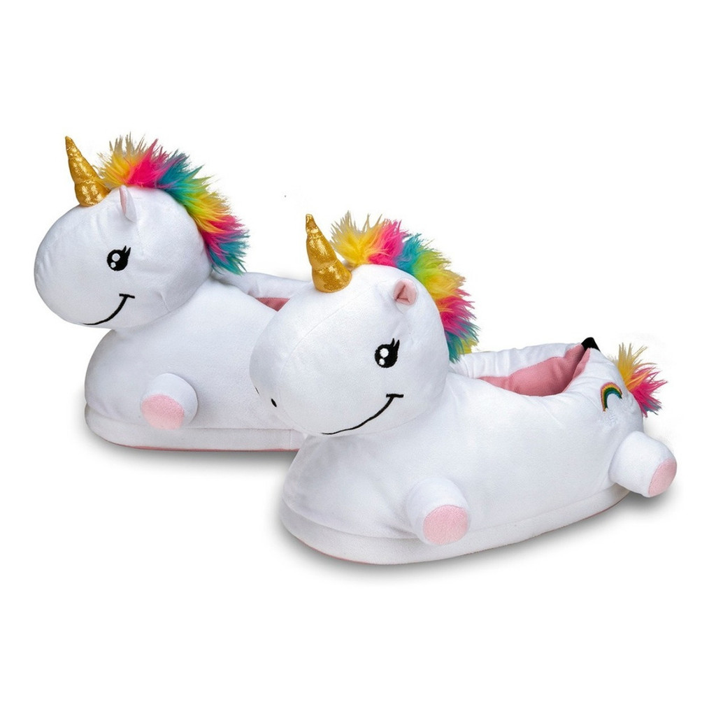 PANTUFA 3D UNICORNIO 36/38 TAM M SOLA ANTIDERRAPANTE | Shopee Brasil