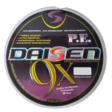 LINHA MULTIF DAISEN 9X 150M: 0,37mm | Shopee Brasil