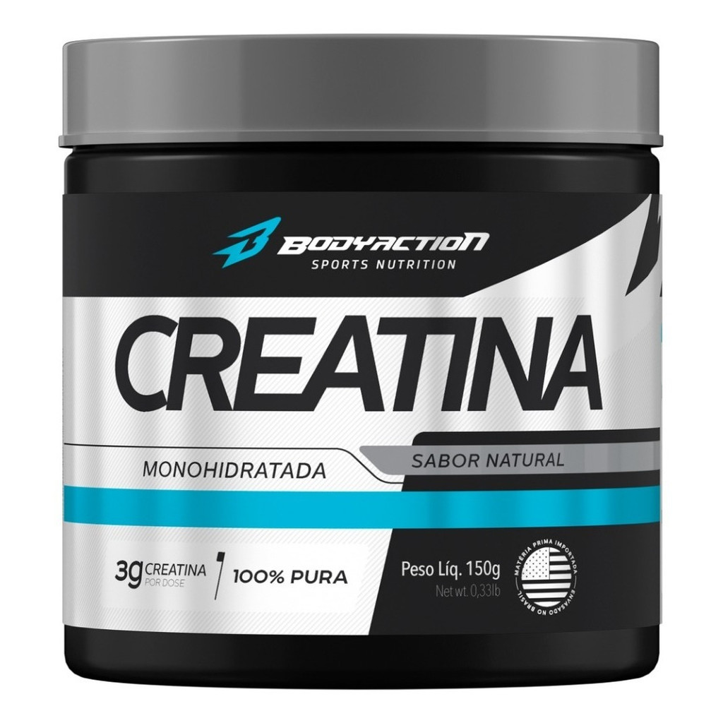 Creatina Monohidratada 150g 100% Pura - Bodyaction Tradicional | Shopee ...