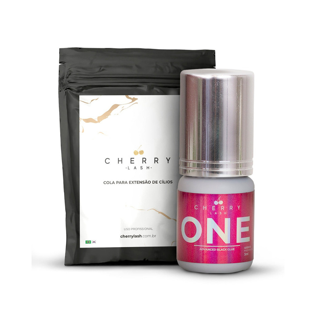 Cola Para Extensão De Cílios One Cherry Lash Adesivo Pro Cor Preto | Shopee Brasil