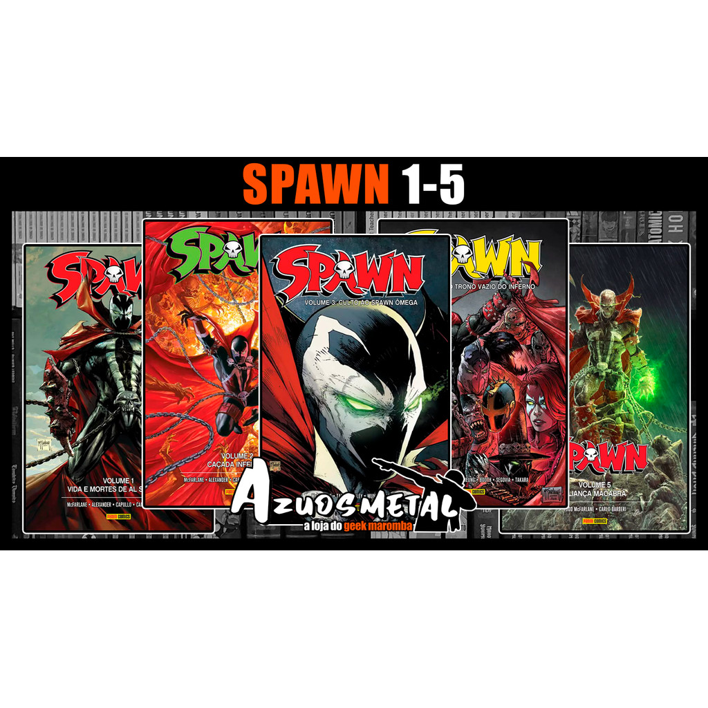 Kit Spawn - Vol. 1-5 [HQ: Panini] | Shopee Brasil