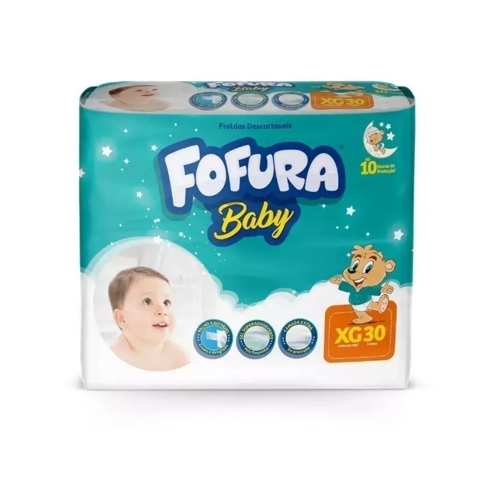 FRALDA FOFURA BABY MEGA XG 30UN | Shopee Brasil