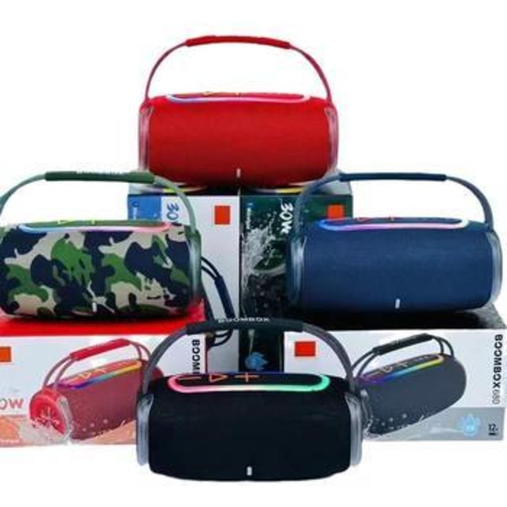 Caixa de Som Boombox 2000 Lançamento Portátil 25cm 100w com Bluetooth ...