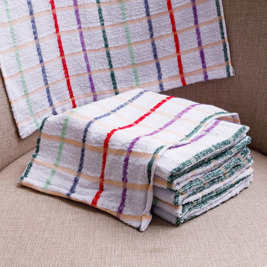 Kit 5 Pano de Prato Listrado 40x60cm | Shopee Brasil