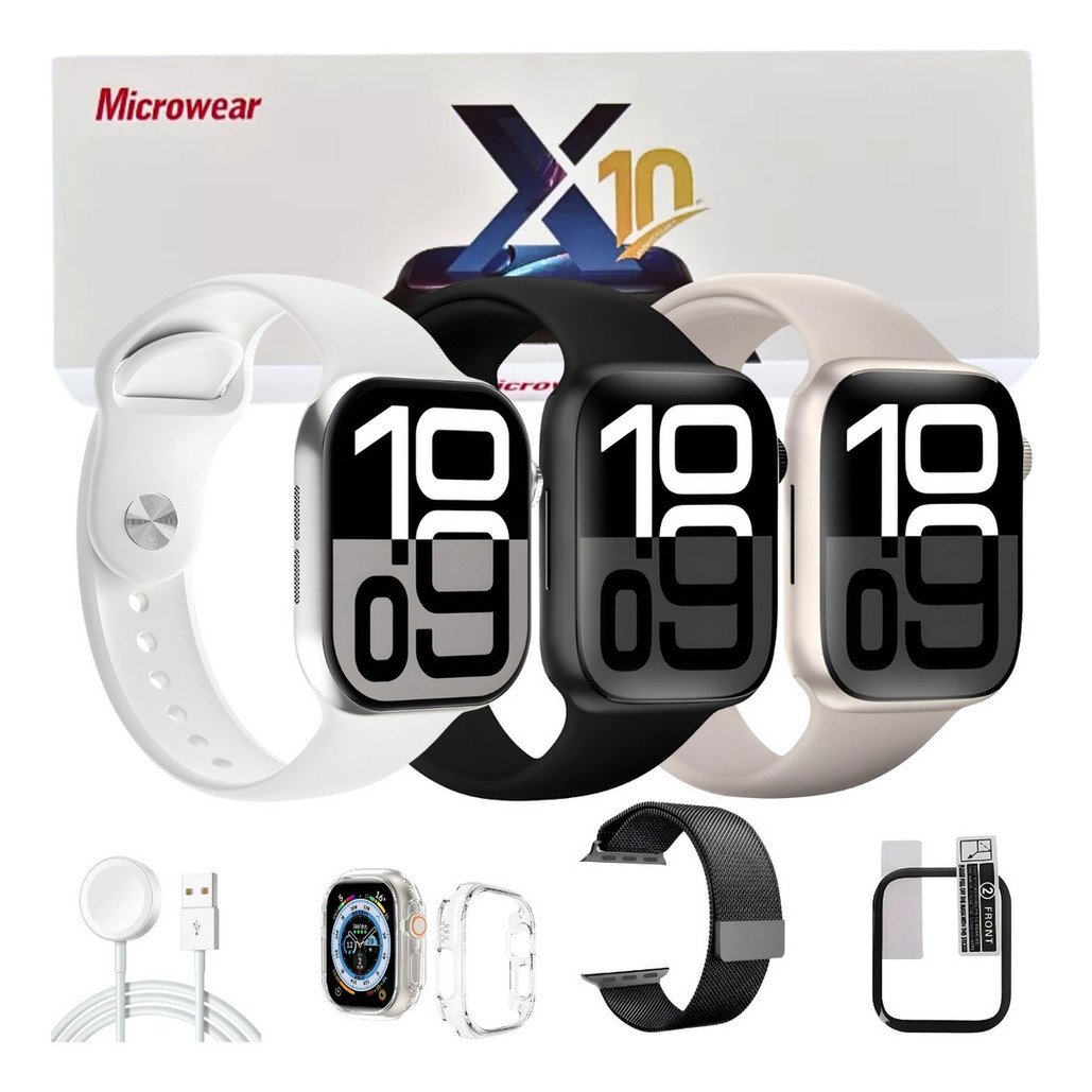 Smartwatch S10 Serie 10 Amoled Chatgpt Gps Original 2025 X10 Bussula ...