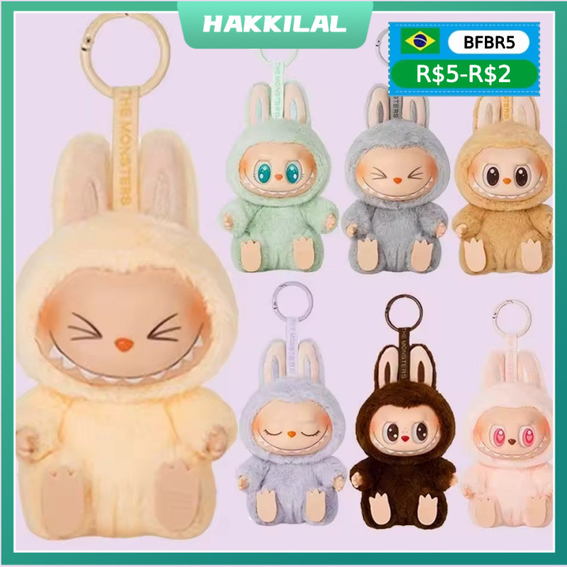 Anime Figura Labubu Blind Box Tem Um Assento Série Vinyl Pendant Doll ...