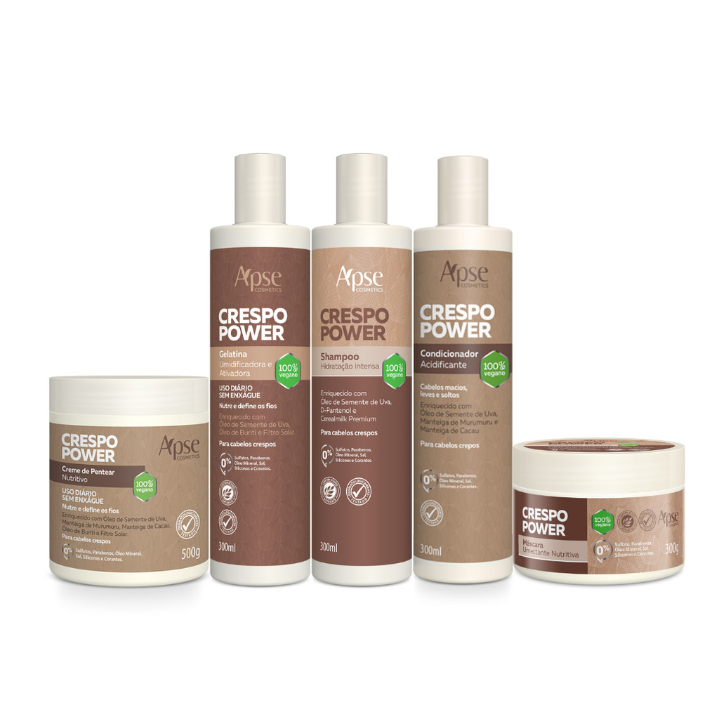 KIT APICE CRESPO POWER APICE (5 ITENS) | Shopee Brasil