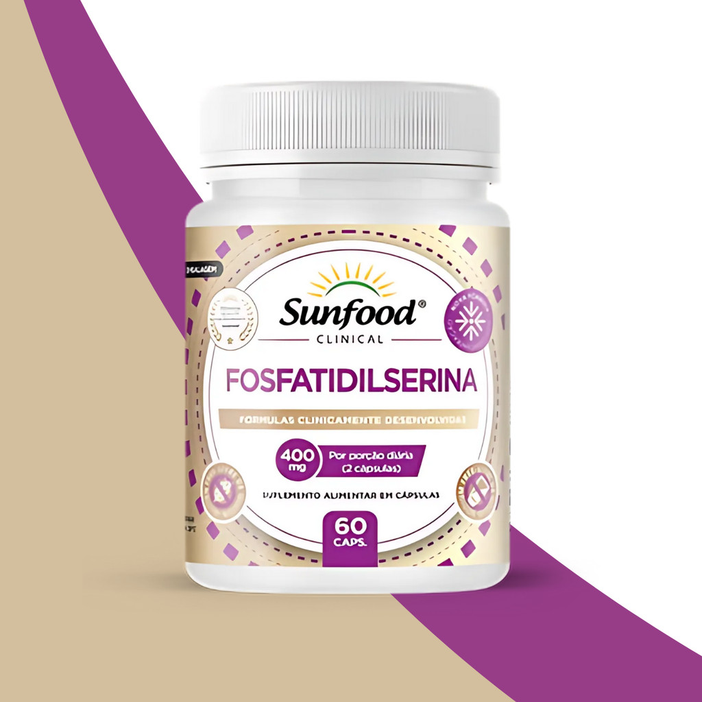 FOSFATIDILSERINA 400MG 60 CAPSULAS SUNFOOD | Shopee Brasil